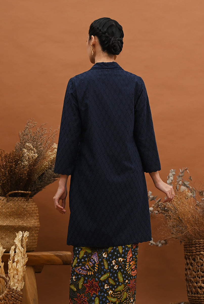 Tunik Kartini Blue Lasem T2855 – Nonarara