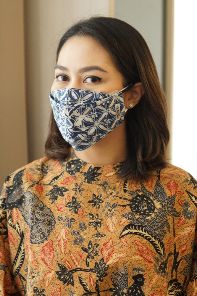 Masker Indigo Tulis – Nonarara